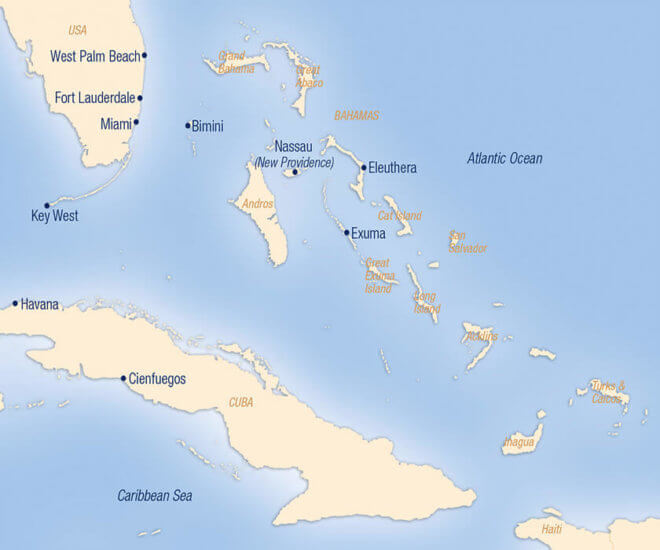 Florida & Exumas | Exclusive Sailing Cruises | SEA CLOUD CRUISES