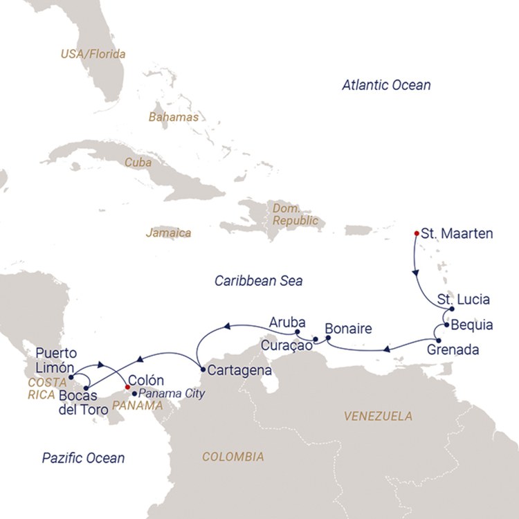 Caribbean sailing cruises | Exclusive Sailing Cruises | SEA CLOUD CRUISES