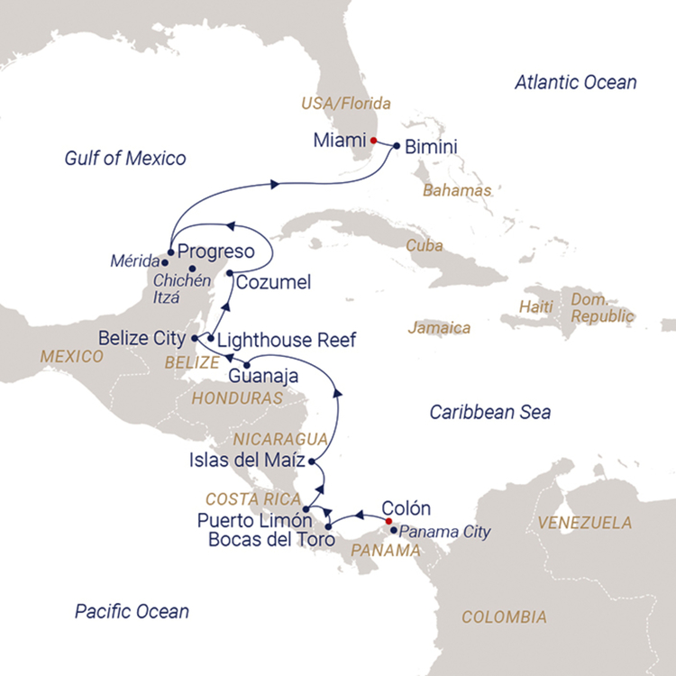 Costa Rica & Central America | Exclusive Sailing Cruises | SEA CLOUD ...