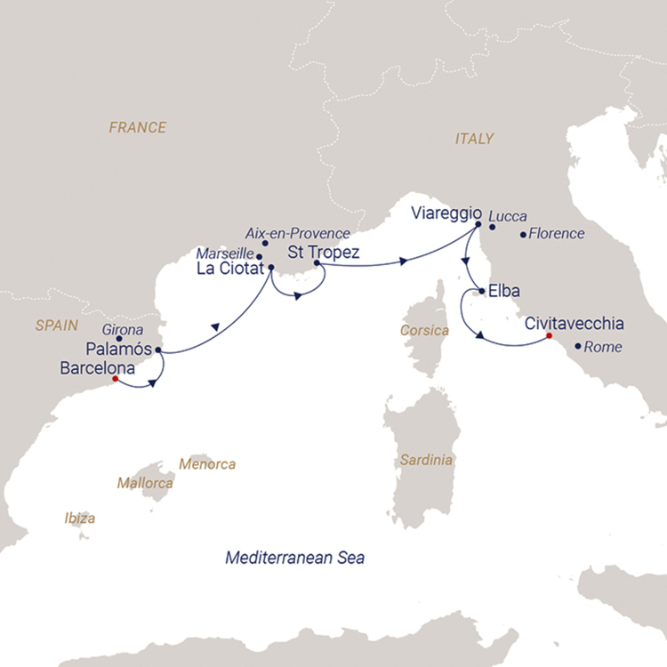 Mediterranean Sea | Exclusive Sailing Cruises | SEA CLOUD CRUISES