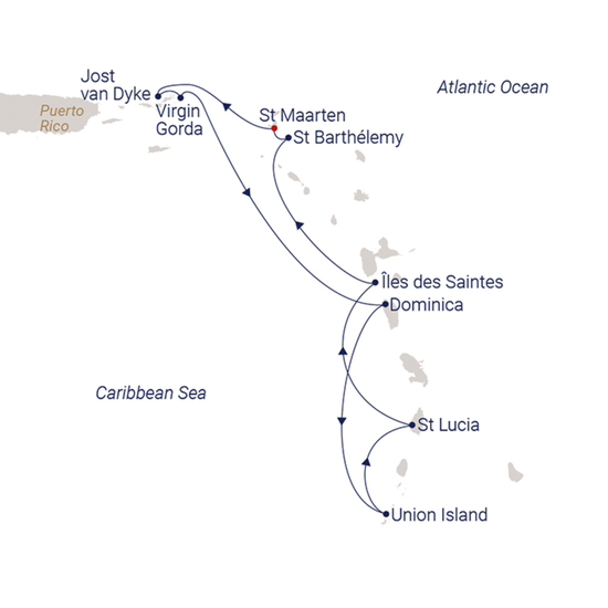 Caribbean - Lesser Antilles & Grenadines | Exclusive Sailing Cruises ...