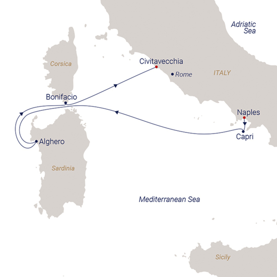 Mediterranean Sea | Exclusive Sailing Cruises | SEA CLOUD CRUISES
