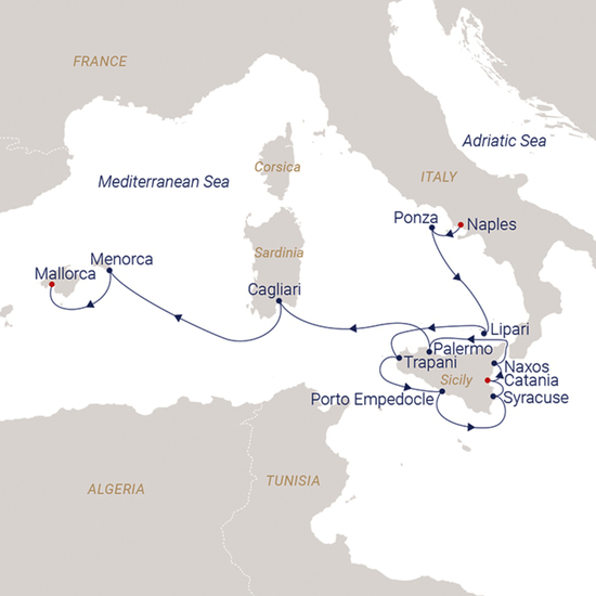 Mediterranean Sea | Exclusive Sailing Cruises | SEA CLOUD CRUISES